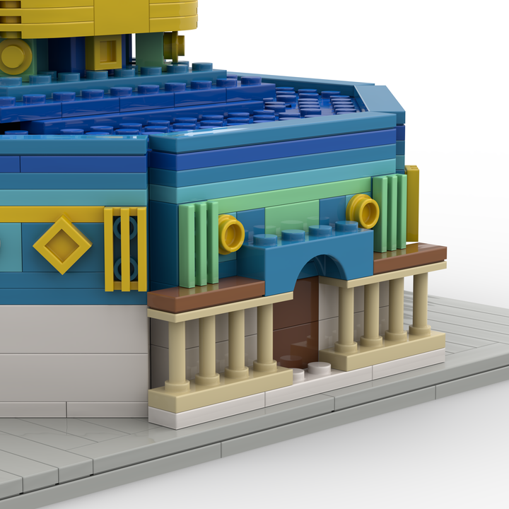 Ummah Blocks Islamic Building Block Sets Kaaba Nabawi, Lego Compatible