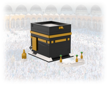 Ummah Blocks Islamic Building Block Sets Kaaba Nabawi, Lego Compatible