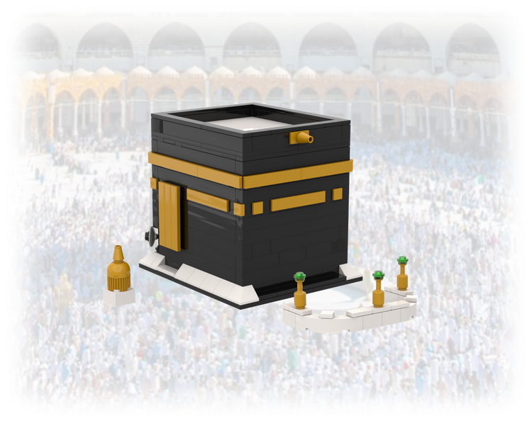 Ummah Blocks Islamic Building Block Sets Kaaba Nabawi, Lego Compatible